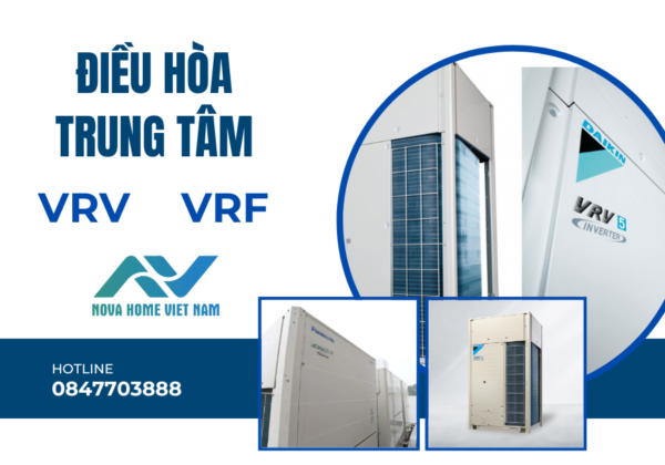 Phân biệt, so sánh điều hòa trung tâm VRV và điều hòa trung tâm VRF - Điều hòa âm trần Hà Nội
